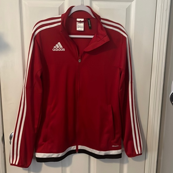 adidas | Jackets & Coats | Adidas Climacool Red Jacket Mens Small ...